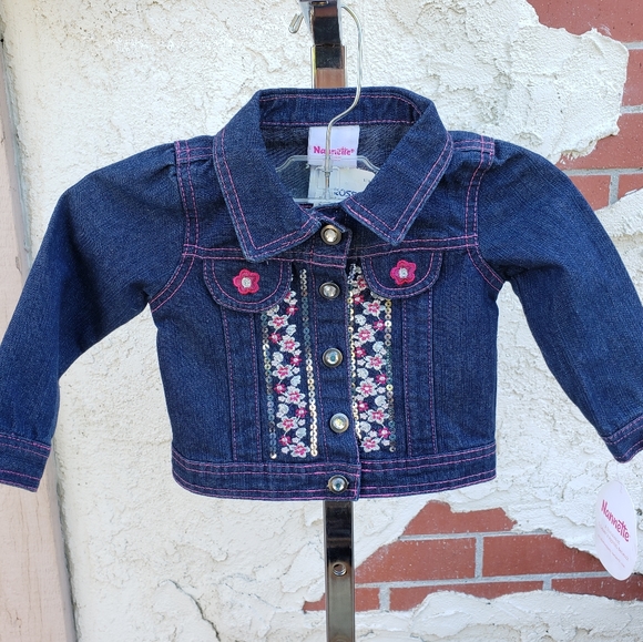 Nanette Kids | Jackets & Coats | New Baby Girl 8m Blue Denim Jacket ...